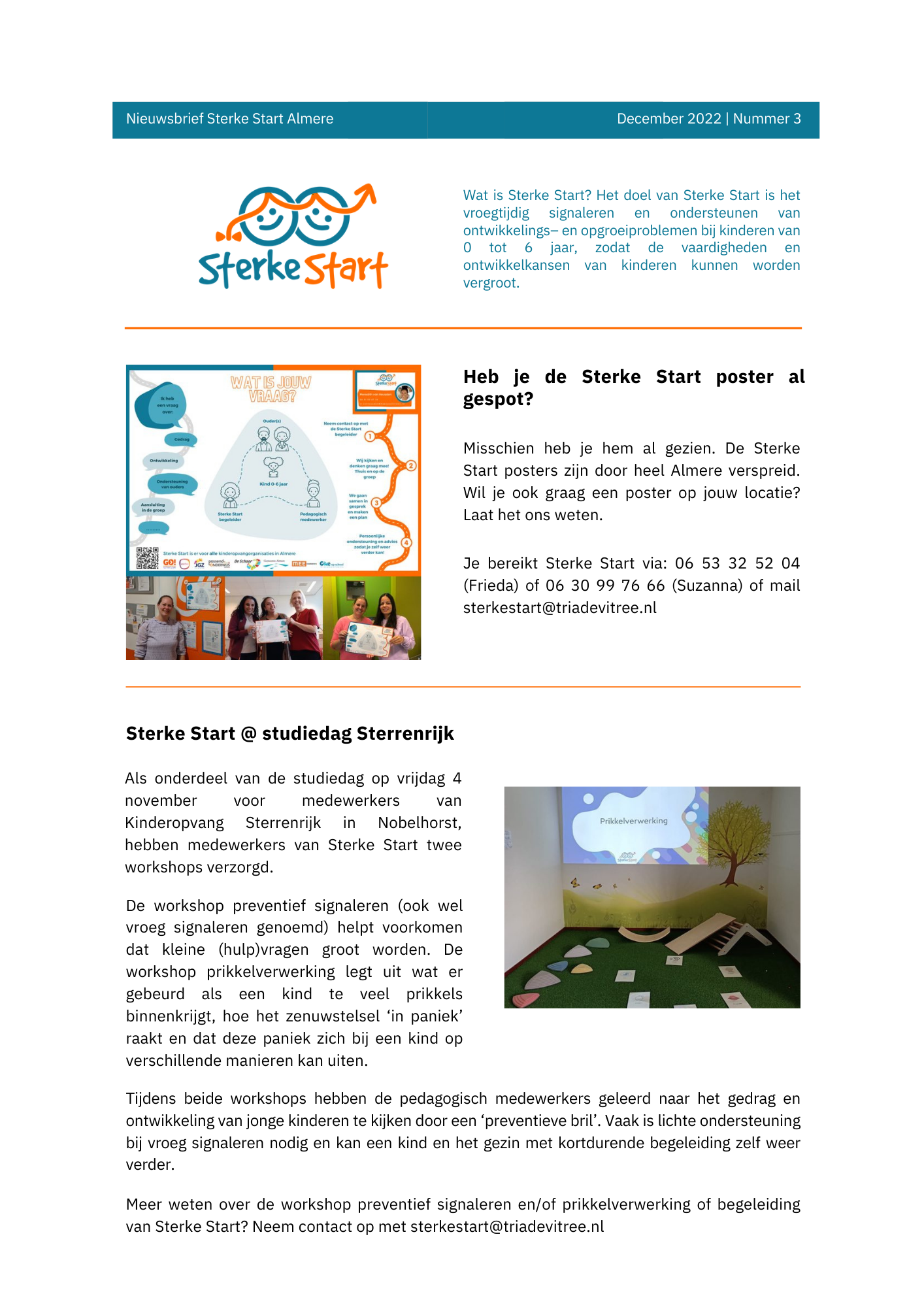 Oké op School | Sterke Start: Advies en ondersteuning - Oké op School